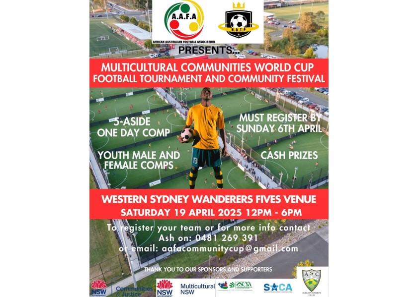 Multicultural Communities World Cup Football Tournament and Community ...